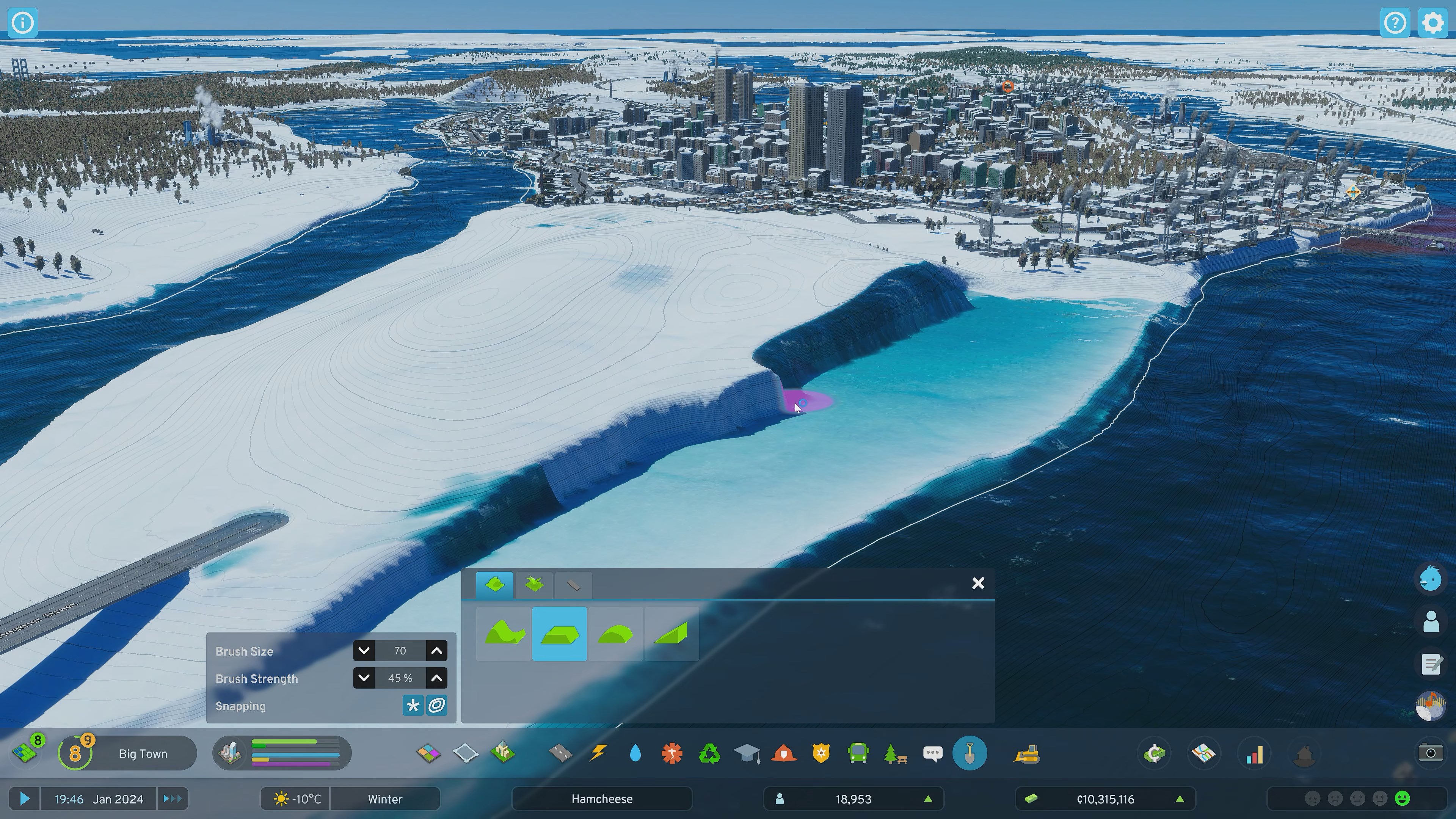Confirmed - Bugged water physics & terraforming when creating Islands only on the "Tampere" map ...